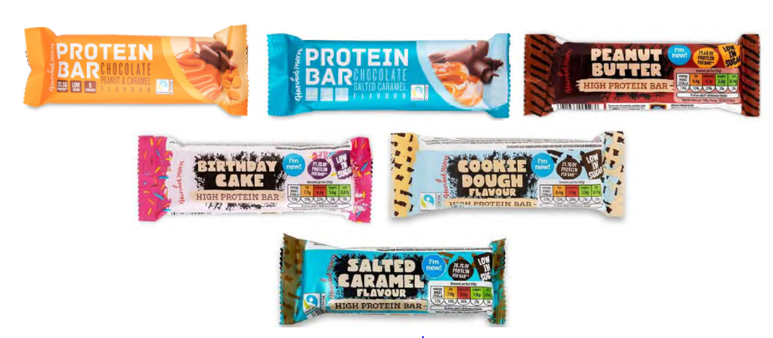 Incorrectly declared allergens in various Harvest Morn Protein Bars ...