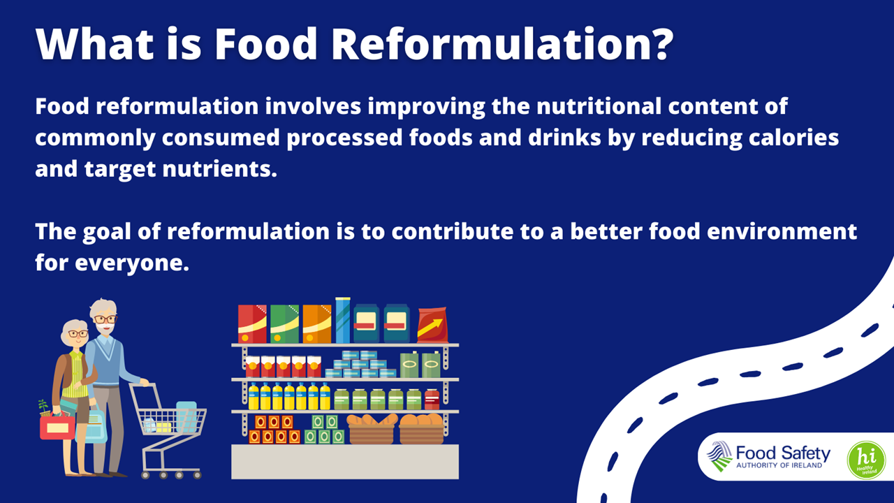 Food Reformulation Presentation Deck | Food Safety Authority of Ireland